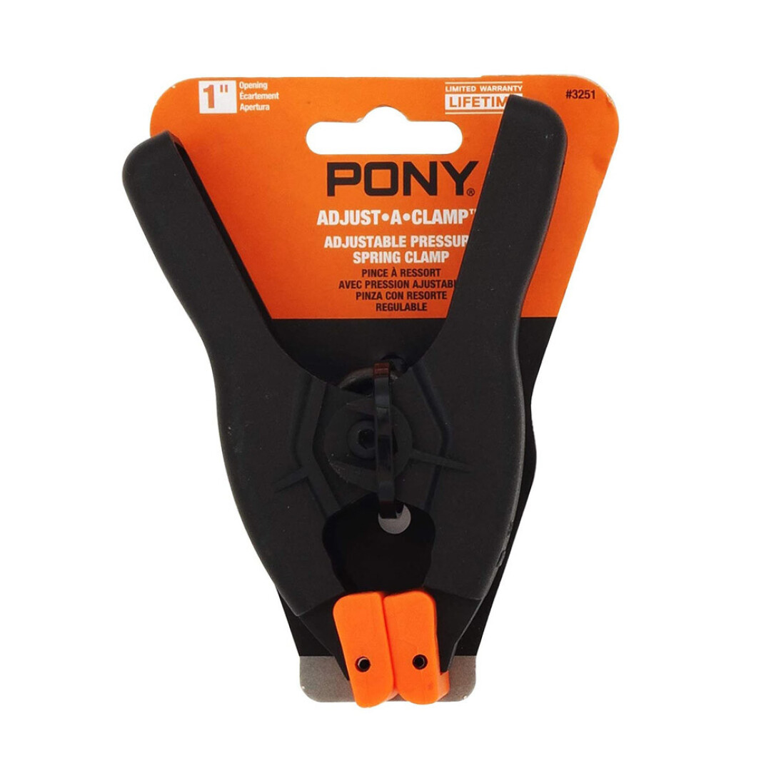 PONY SPRING CLAMP PLASTICA 1" - 3251 | Juvenal Maderas